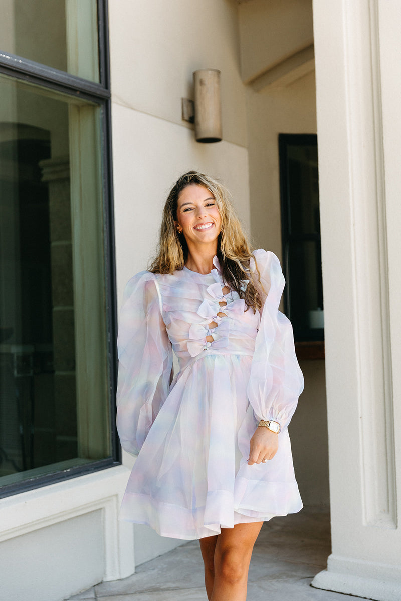 Pretty In Pastels Mini Dress - Multi – Triple Threads