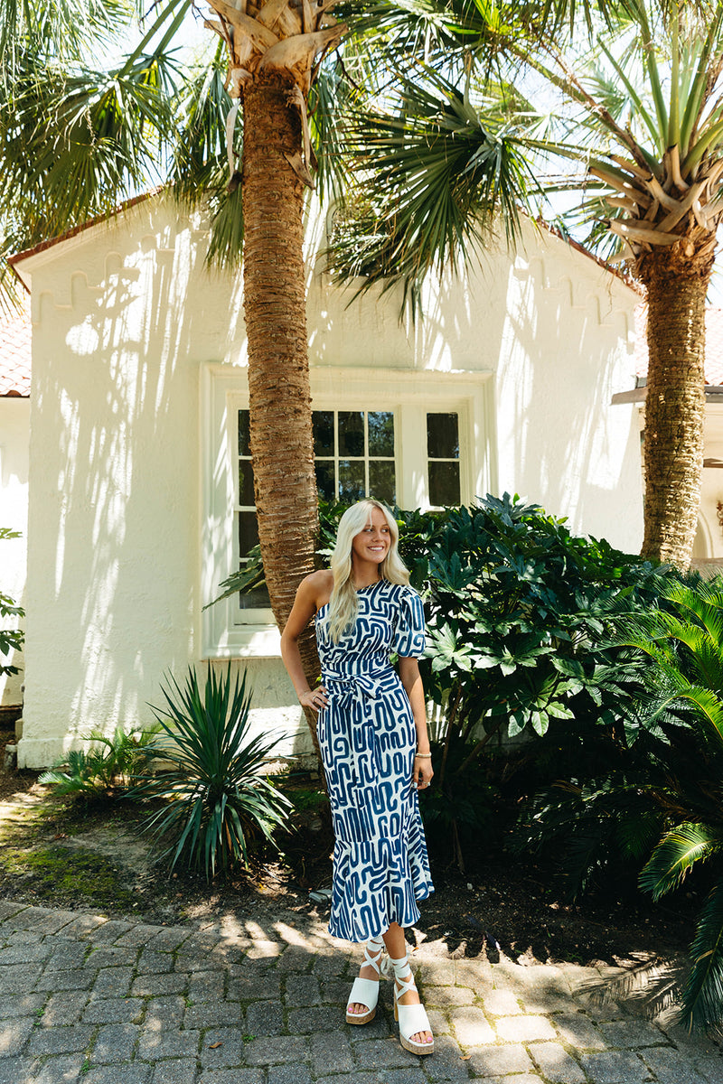 Saona Dress - Blue – Triple Threads