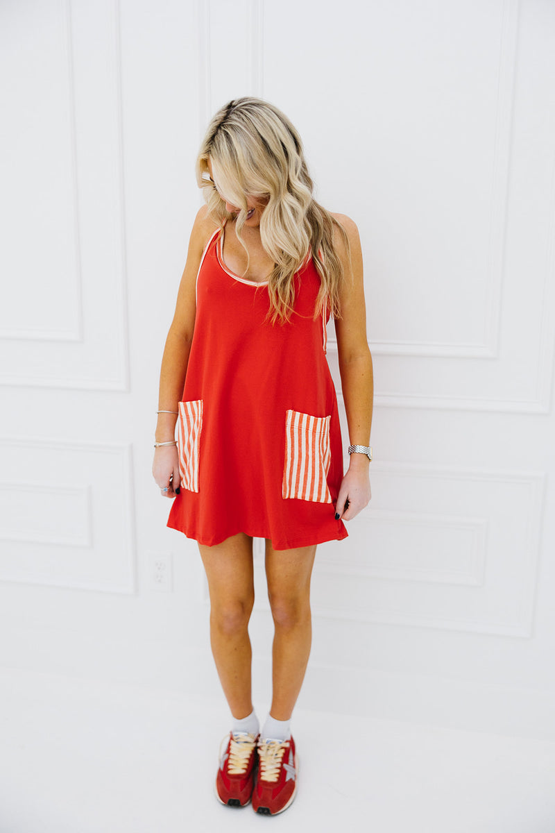 Randi Mini Dress - Coral – Triple Threads
