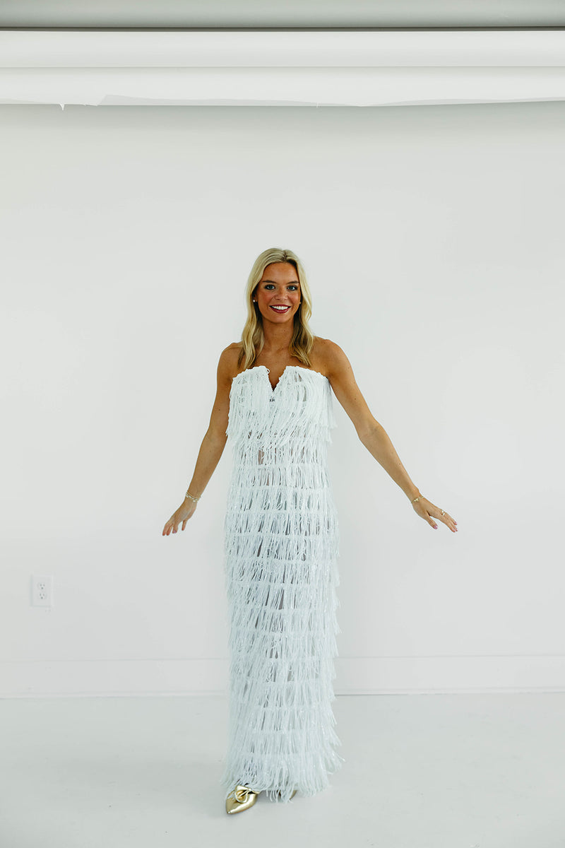 Red Carpet Ready Dress - White – Triple Threads