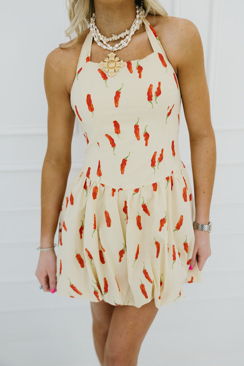 Rubi Mini Dress - Cream – Triple Threads