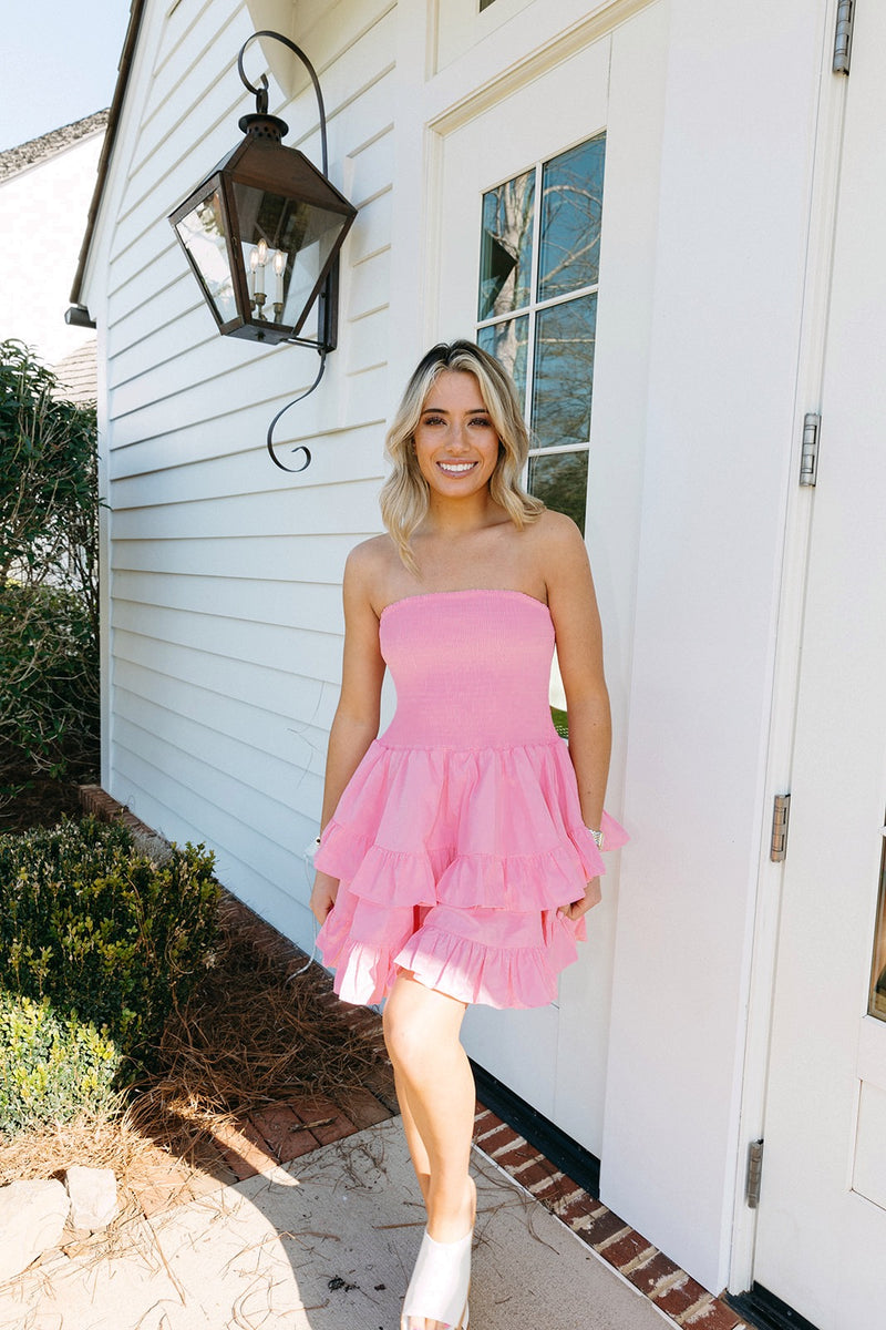 Gracie Dress - Pink – Triple Threads