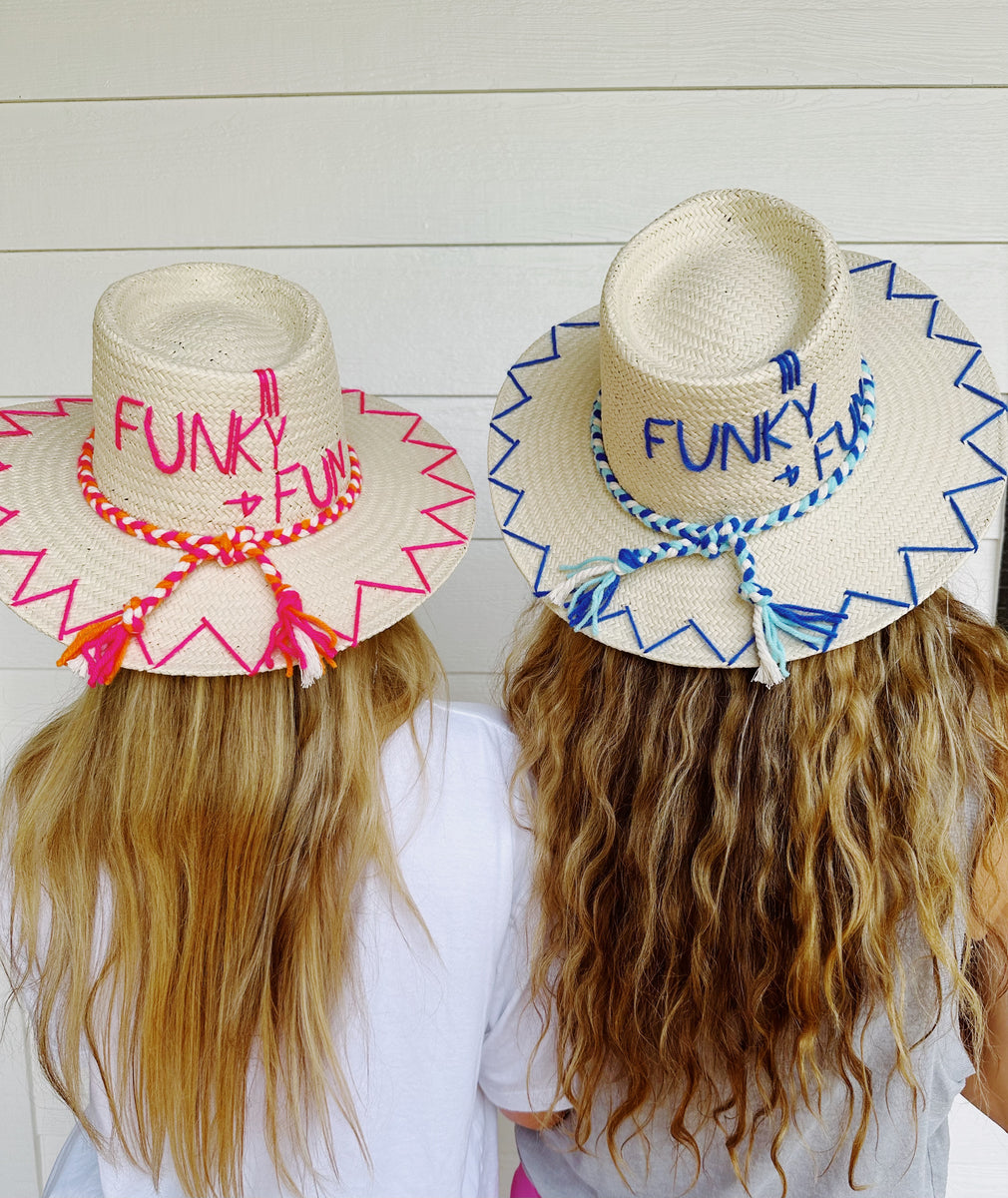Funky + Fun Sunhat - Blue – Triple Threads